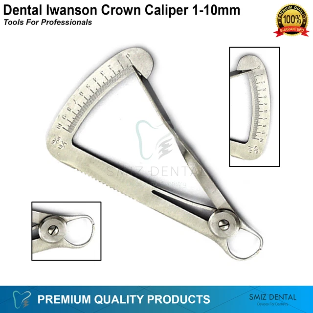 DENTAL LWANSON GAUGE Measuring Spring Caliper Orthodontic Crown Wax ...