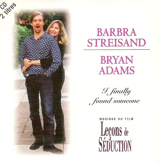 CD SINGLE BARBRA Streisand & Bryan Adams I Finally Found Someone / New ...
