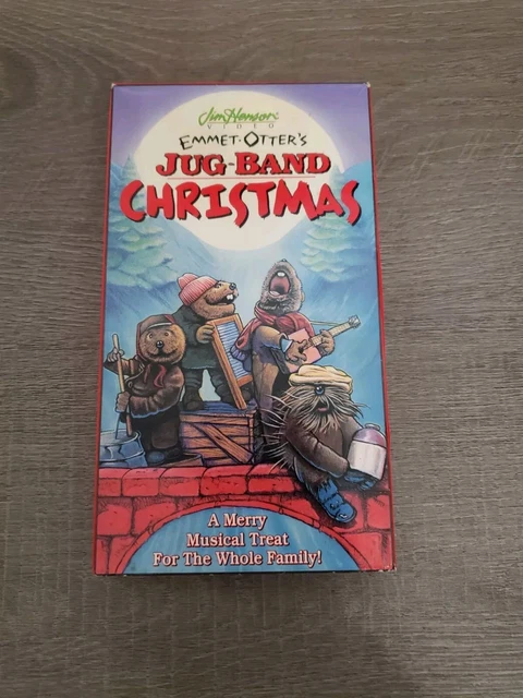 EMMET OTTERS JUG-BAND Christmas VHS Tape 1997 Jim Henson Movie ...