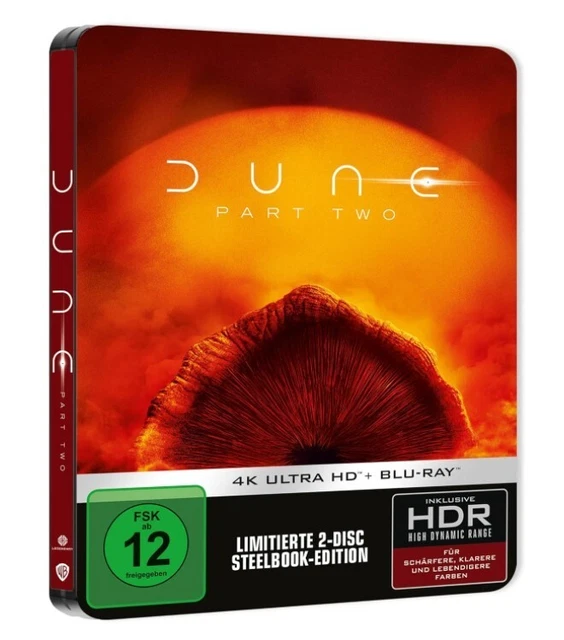 DUNE 2024 PART Two 4k UHD Blu Ray Limited Steelbook Edition Dune 2 NEU ...