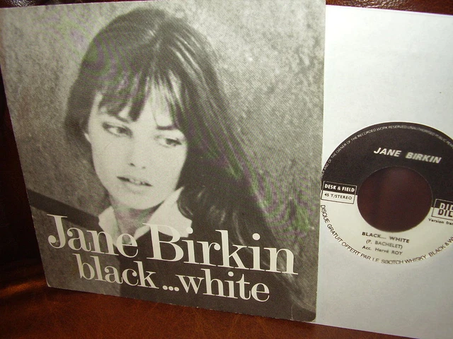 JANE BIRKIN, BLACK ..White ( english francaise version) EUR 7,00 ...