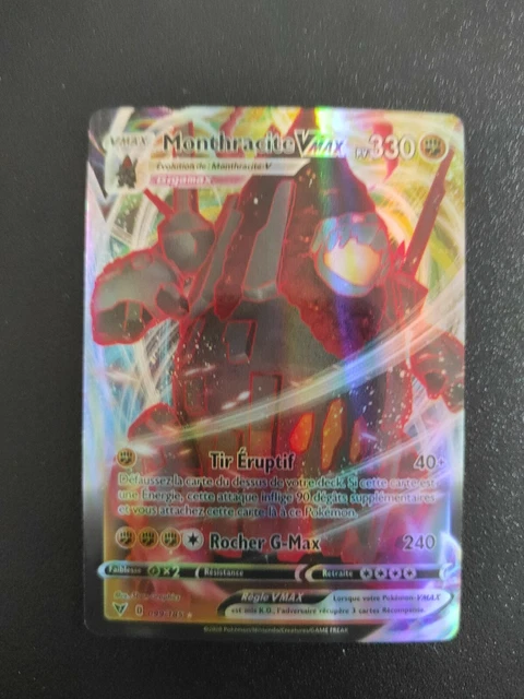 CARTE POKÉMON MONTHRACITE Vmax FAN MADE EUR 1,00 - PicClick FR