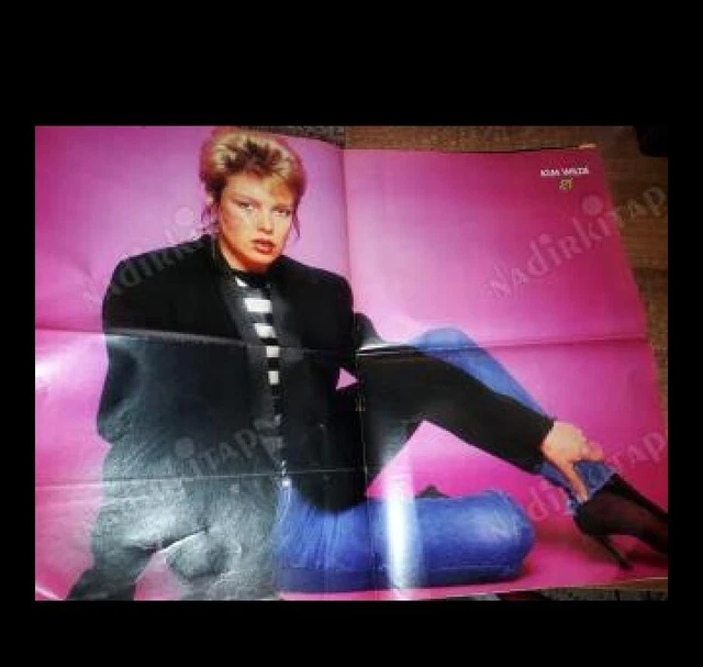 HITKRANT 1981 MAGAZINE Big Poster Kim Wilde Adam The Ants Abba Boney M ...