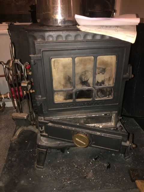 COALBROOKDALE MUCH WENLOCK Wood Stove Log Burner with back boiler £500. ...