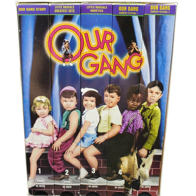 VTG OUR GANG Little Rascals VHS Tape Collector Set 5 Pack Spanky Darla ...