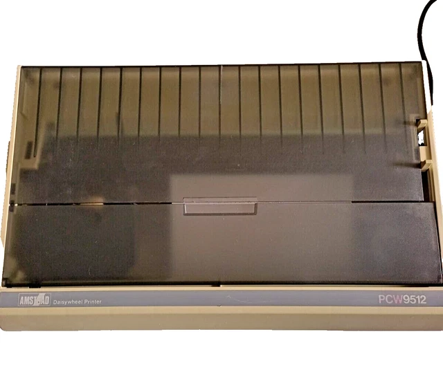 AMSTRAD PCW 9512 Daisy Wheel Printer, Clean Condition . Selling For ...