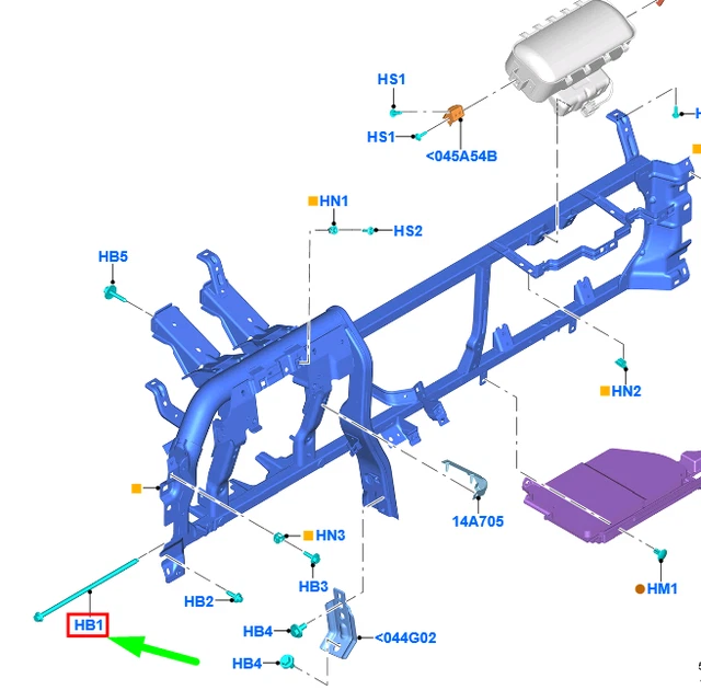 FORD EDGE MK2 Instrument Panel Bolt W716000-S439 5220232 NEW GENUINE £ ...