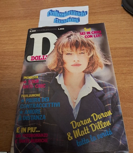 DOLLY 333 1985-DURAN Duran-Matt Dillon+Poster- EUR 12,90 - PicClick IT