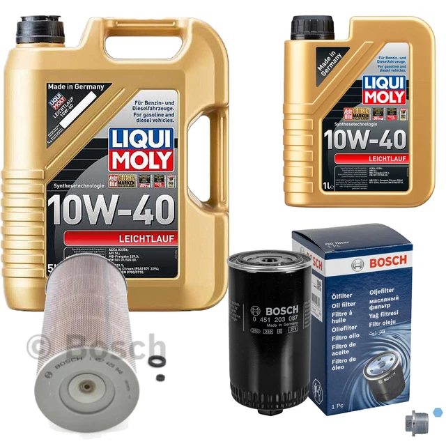 BOSCH INSPECTION SET 6L Liqui Moly Bon Fonctionnement 10W-40 pour VW Lt 40-55 I EUR 115,76 ...
