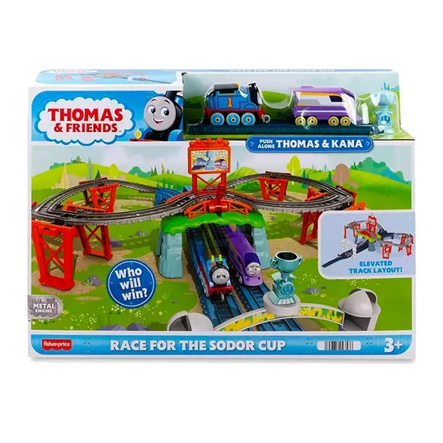 FISHER-PRICE THOMAS & Friends Motorized Race for the Sodor Cup Train ...