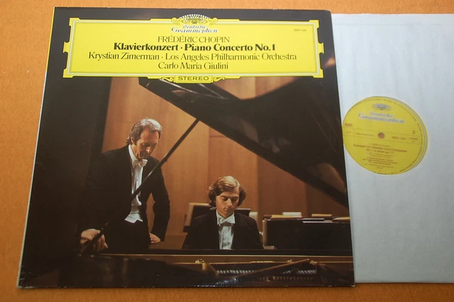 ZIMERMAN GIULINI CHOPIN Piano Concerto No.1 German DGG Stereo Early 80s ...