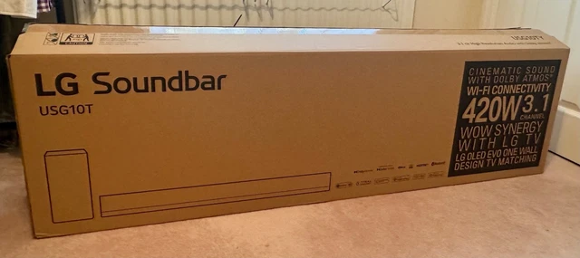 LG USG10TY 3.1 Dolby Atmos Wireless Sound Bar & Sub RRP £999 BRAND NEW ...