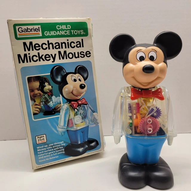 VTG GABRIEL WIND up Mechanical Mickey Mouse Toy Walt Disney Productions ...