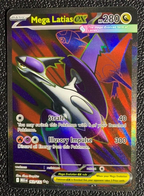 POKÉMON TCG: MEGA Latias ex 163/132 Me01: Mega Evolution Holo £9.80 ...