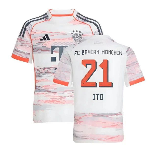 2025-2026 BAYERN MUNICH Away Shirt (Kids) (Ito 21) £69.99 - PicClick UK