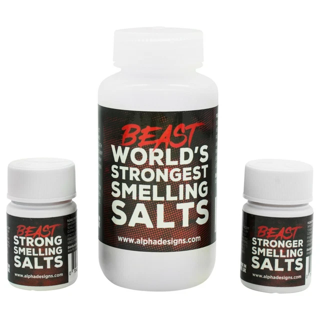 ALPHA DESIGNS 'BEAST' Ammonia Smelling Salts Bottle by Eddie 'The Beast ...