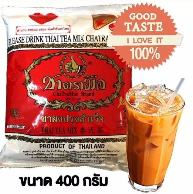 CHATRAMUE ORIGINAL THAI Tea Iced Milk Number One Brand HALAL Red Hot ...
