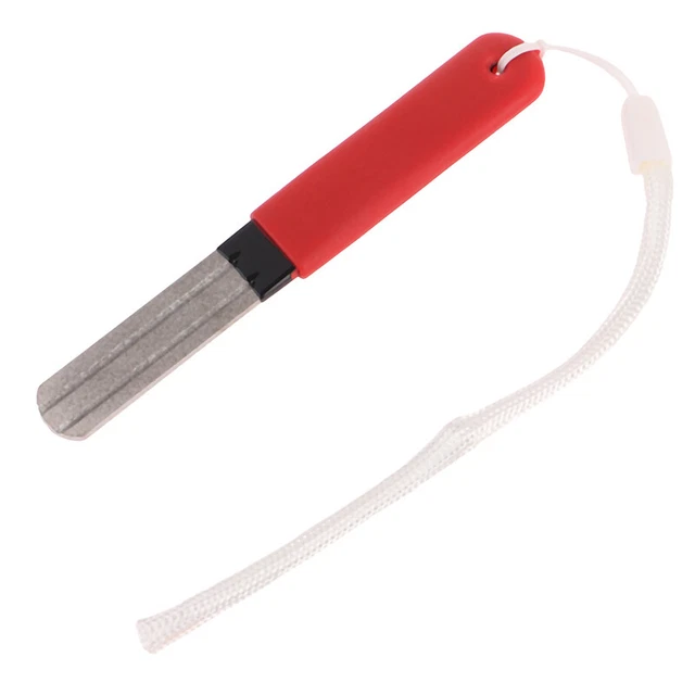 DOUBLE GROOVE FISHING Hook Sharpening Hone Fishing Grinding Hook ...