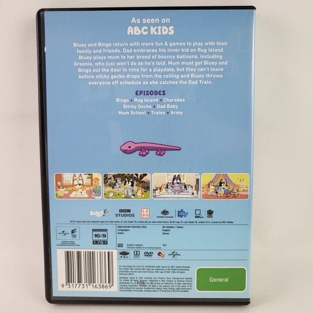 BLUEY - STICKY Gecko and Other Stories - Vol 8 DVD EUR 11,00 - PicClick IT