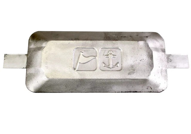 WELD ON MAGNESIUM Anode 2.5kg, Marine Canal, River, Narrowboat Cruiser ...