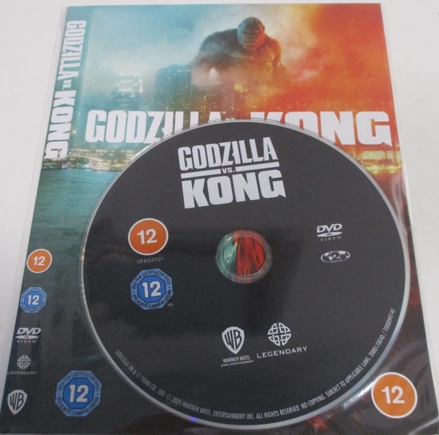 GODZILLA VS KONG DVD (2021) Alexander Skarsgård, Wingard (DIR) cert 12 ...