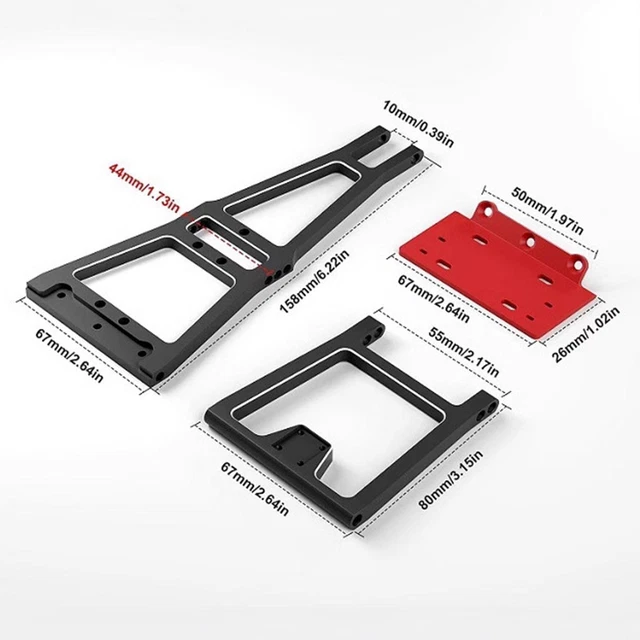 TRUCK TOW CRANE Arm Wrecker Kit Chassis Part for 1/10 RC Crawler and ...