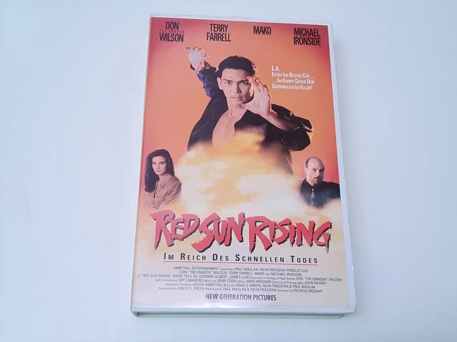RED SUN RISING 1993 Uncut VHS German PAL NGP Video Don Wilson Terry ...