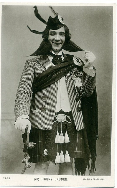 HARRY LAUDER SCOTCH Comedian MUSIC HALL Theatre PANTOMIME Full Length ...