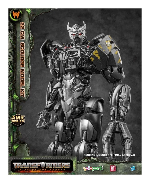 TRANSFORMERS RISE OF the Beasts Scourge Model Kit Yolopark AMK Series £ ...