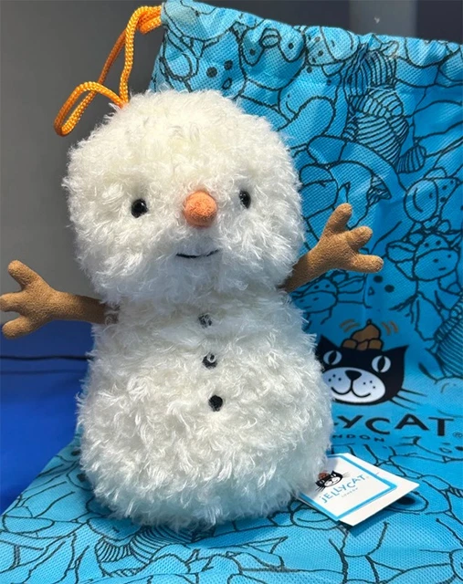 JELLYCAT LITTLE SNOWMAN - 7in Cute Christmas Gifts Brand New w/Tags ...