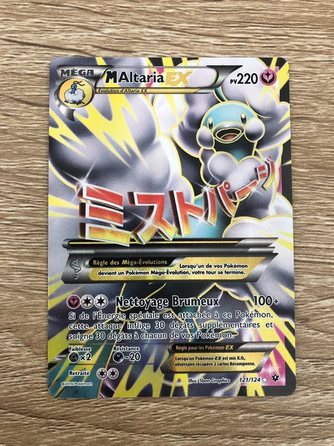 CARTE POKEMON MEGA Altaria Ex 121/124 Full Art- Xy10 Impact Des Destins ...