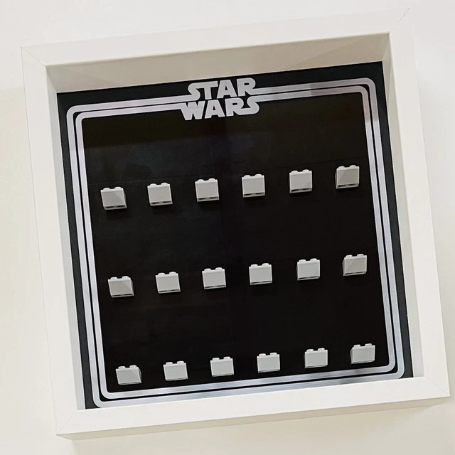 DISPLAY CASE FRAME for Lego ® Star Wars general minifigures figures ...