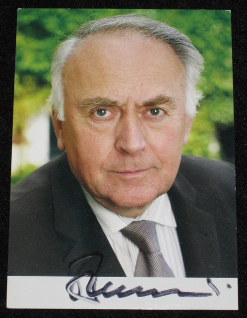 ORIGINAL AUTOGRAMM - Prof. Dr. Wolfgang Böhmer (1936 - 2025) CDU ...
