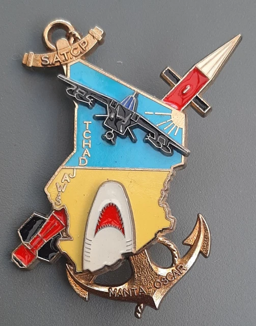 INSIGNE OPEX MISSILES MISTRAL SATCP TCHAD MANTA OSCAR Artillerie ...