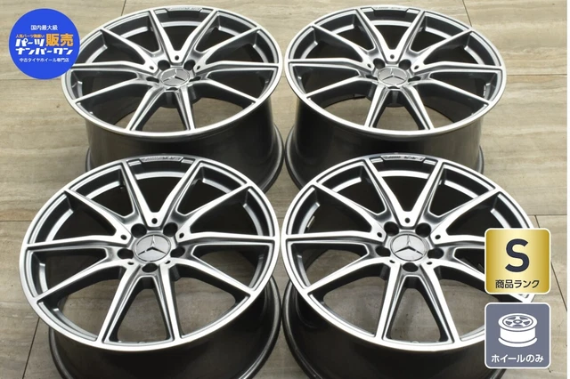 JDM MERCEDES AMG 4wheels set 19 inch 9J +61 11J +68 PCD 112 wheels onl ...