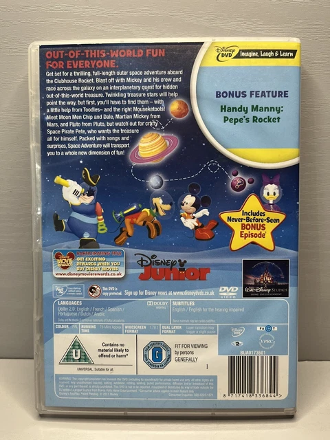 MICKEY MOUSE CLUBHOUSE: Space Adventure / DVD / Free UK Post EUR 11,55 ...