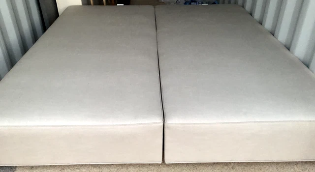 BRITISH HANDMADE VI Spring Prestige 2m x 2m Emperor Size Divan bed Base ...