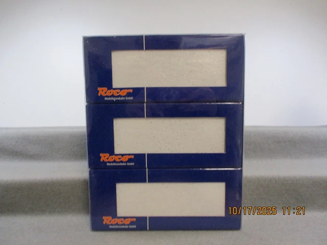 ROCO SPUR H0 66012 Güterwagen Set 3-teilig Silowagen der SBB in OVP EUR ...