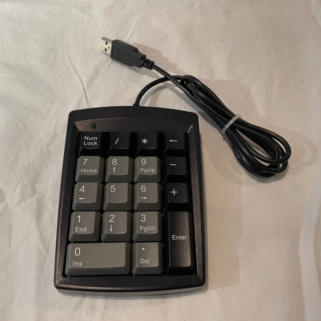 MICRO CONNECTORS USB 10-Key Keypad Mini Keyboard $9.99 - PicClick