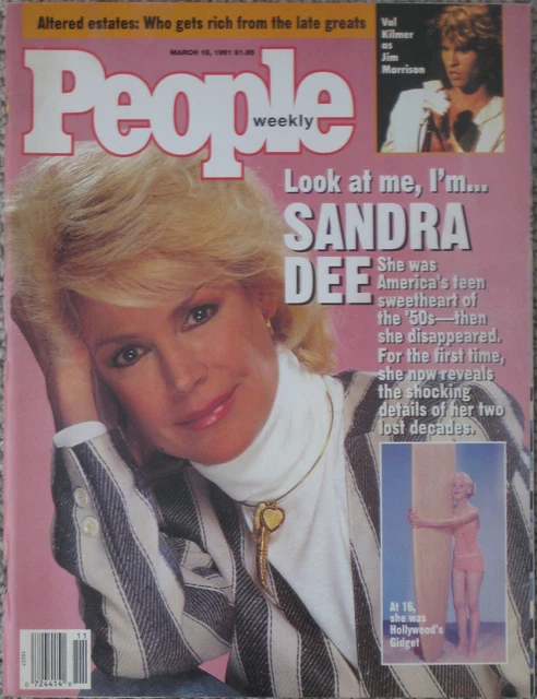 PEOPLE MAGAZINE VINTAGE March 18, 1991 Sandra Dee Cover Story Joan ...