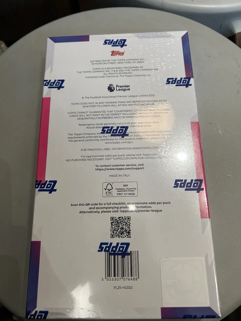 TOPPS 2026 PREMIER League Hobby Box New Sealed £219.08 - PicClick UK