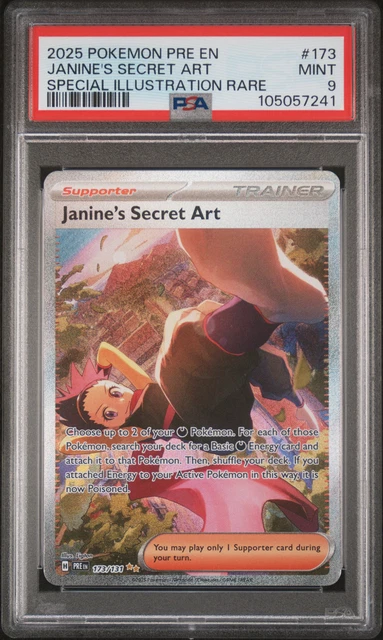 2025 POKEMON PRISMATIC Evolutions Special Illustration Janine's Secret ...