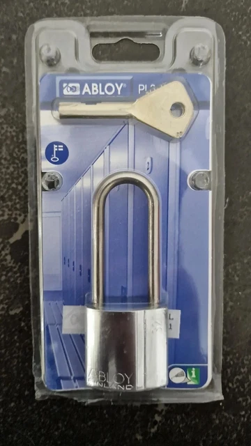 BRAND NEW ABLOY PL320 Padlock. 5mm Shackle 50mm Long With 2 Keys. See ...