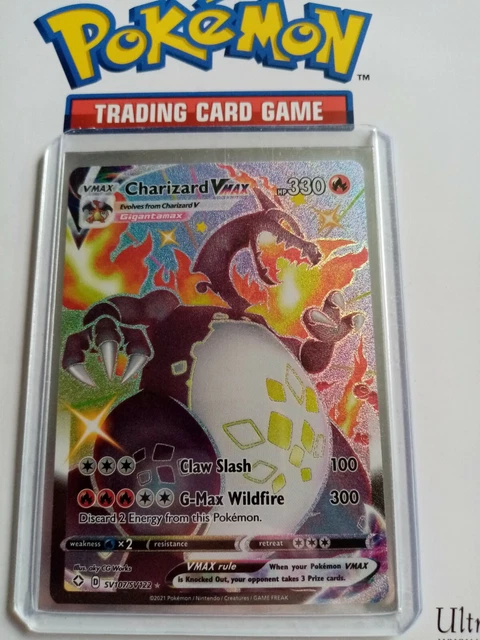CHARIZARD VMAX SV107/SV122 - Full Art Ultra Rare - Shining Fates ...