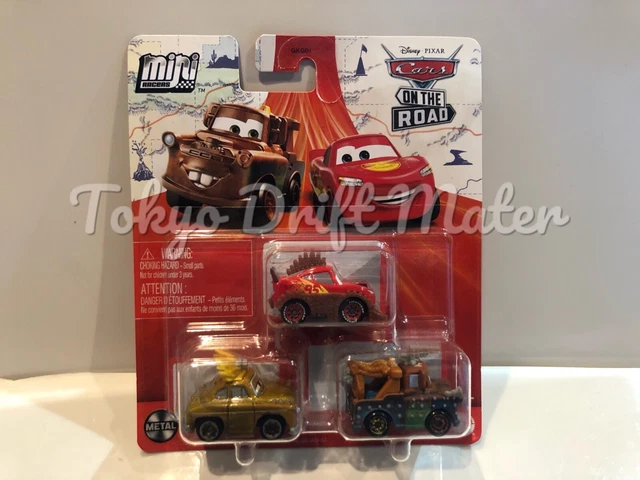DISNEY PIXAR CARS 3 PACK RUMBLER MATER MCQUEEN CHIEFTESS MINI RACERS ...