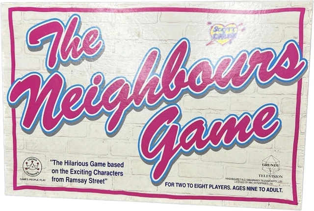 THE NEIGHBOURS GAME Vintage 80s TV Show Board Game Characters From ...