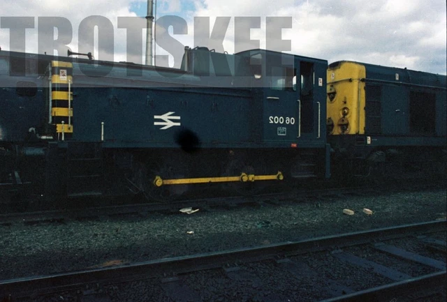 35MM COLOUR NEGATIVE BR British Rail Diesel Shunter 06002 Class 06 ...