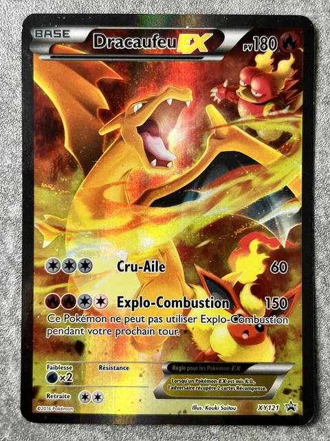 CARTE POKÉMON DRACAUFEU EX XY121 Promo Bloc XY Génération FR EUR 42,00 ...