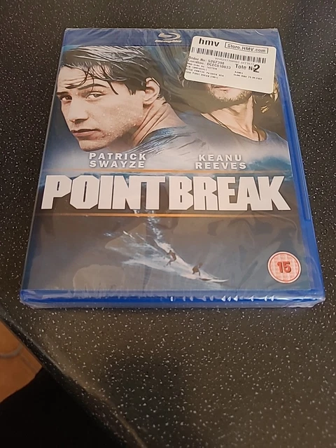 POINT BREAK BLU-RAY - Patrick Swayze - Keanu Reeves - Region Free - New Sealed £8.00 - PicClick UK