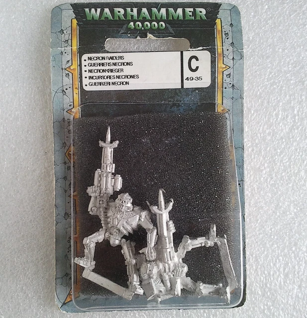 ORIGINAL WARHAMMER 40K Metal Necron Raiders Sealed in Blister 1999 OOP ...